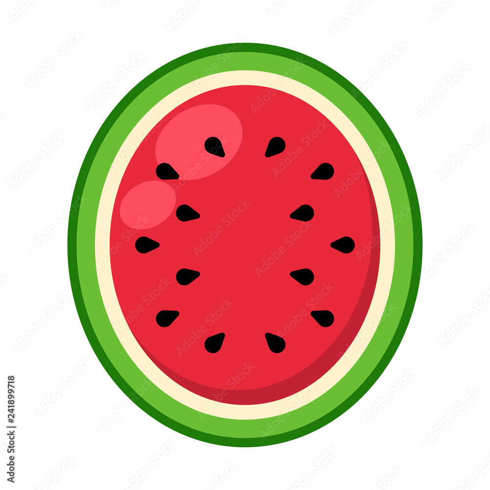Watermelon Cross Section