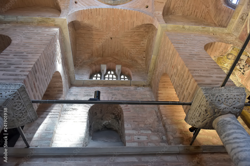 Fethiye Museum interior in Istanbul. Also known as the Church of ...