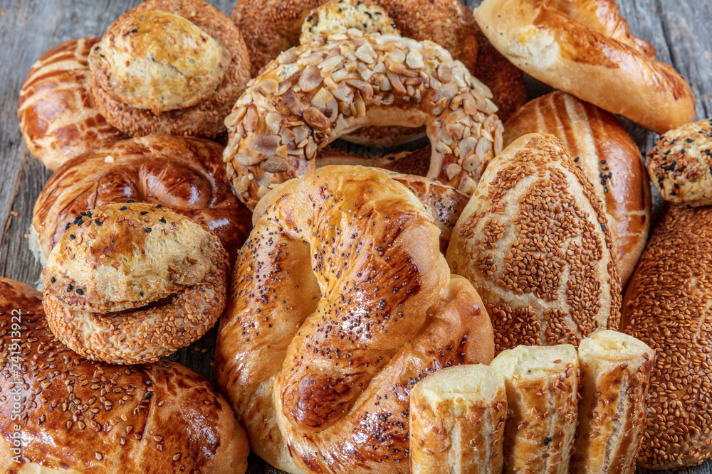Turkish pastry product , tasty pogaca. Turkish Pastries; pogaca, borek ...