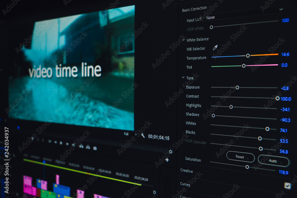 video, editing, premiere, adobe, time, line, pro, software, computer ...