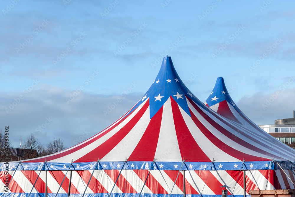 Circus Tent Blue