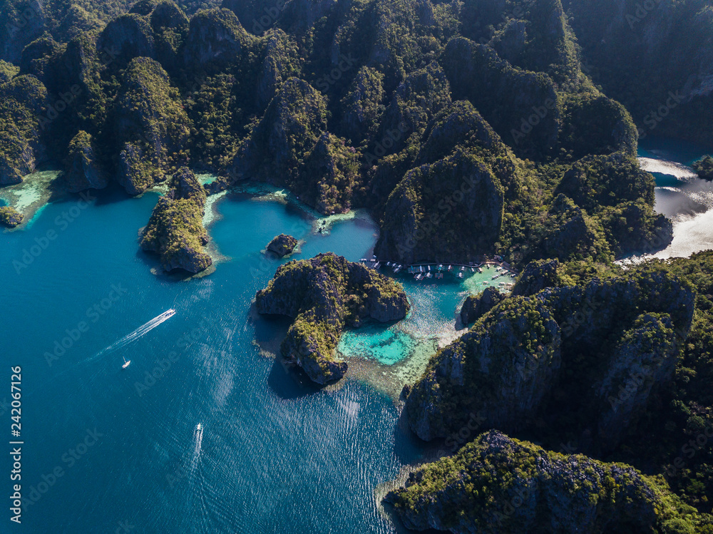 Beautful island formation in coron palawan Stock Photo | Adobe Stock