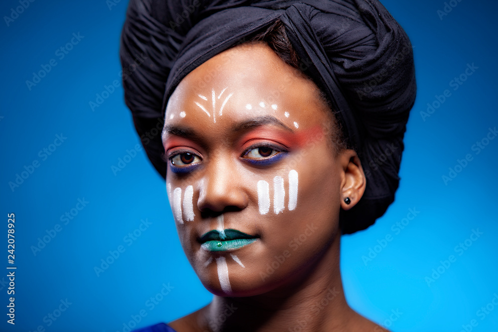 African Women Tribal Paint