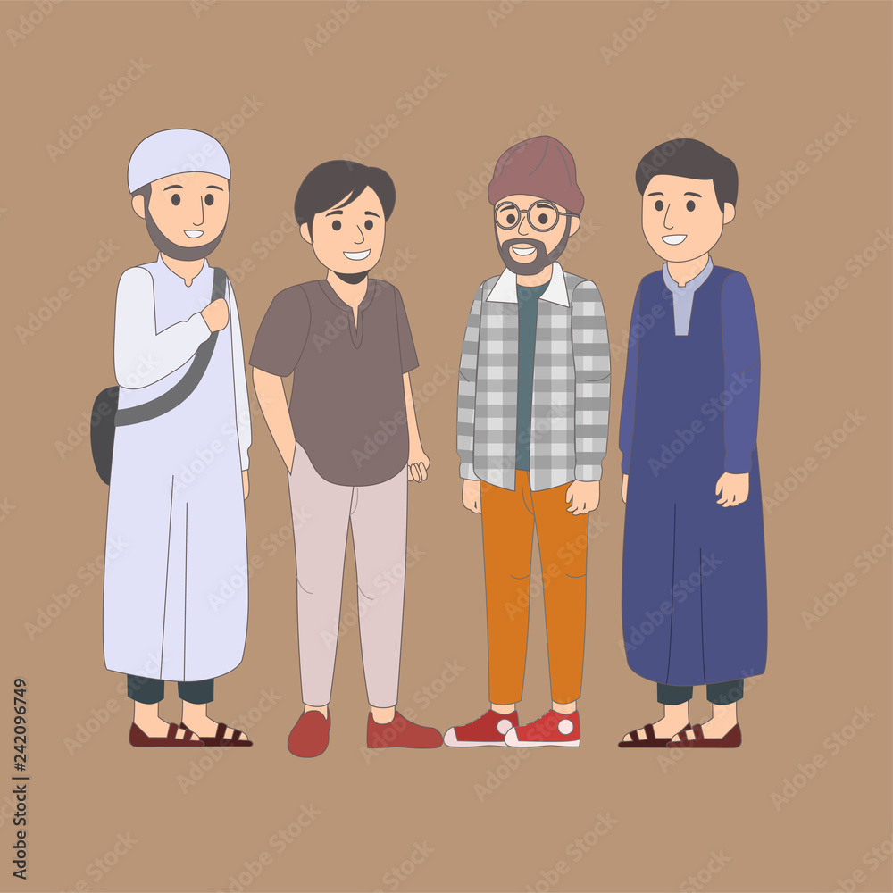 Arab Student Cartoon