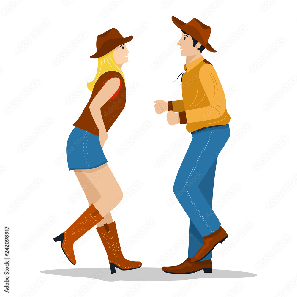 Country Western Vector