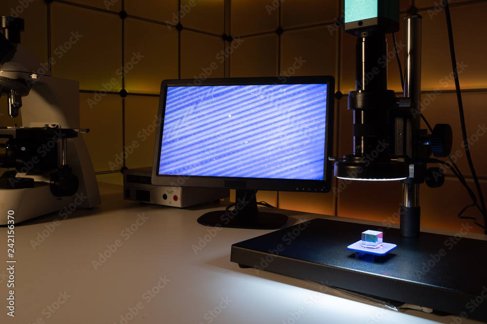 Quality control of 3D printing in the laboratory Stock Photo | Adobe Stock