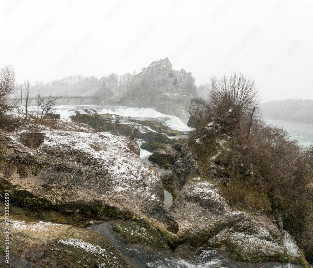 Rhine Falls Winter