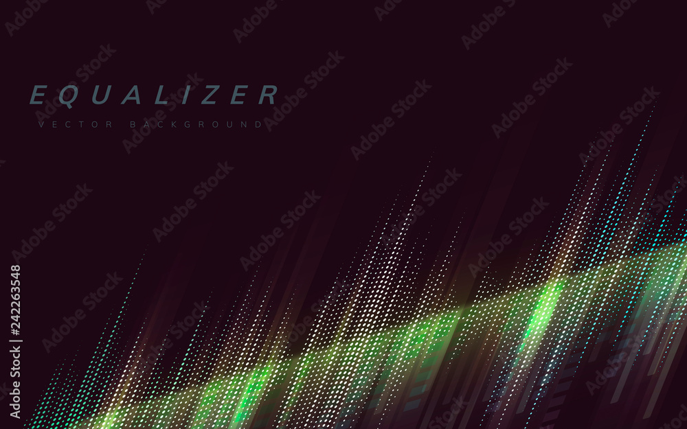Equalizer lights background Stock Vector | Adobe Stock