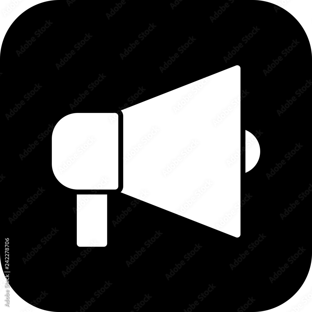 Vector Announcement Icon Stock Vector | Adobe Stock