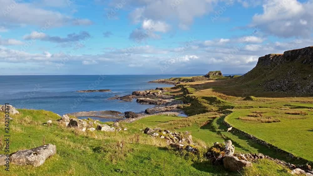 The Dinosaur bay with the rare Dinosaur footprint of the sauropod ...