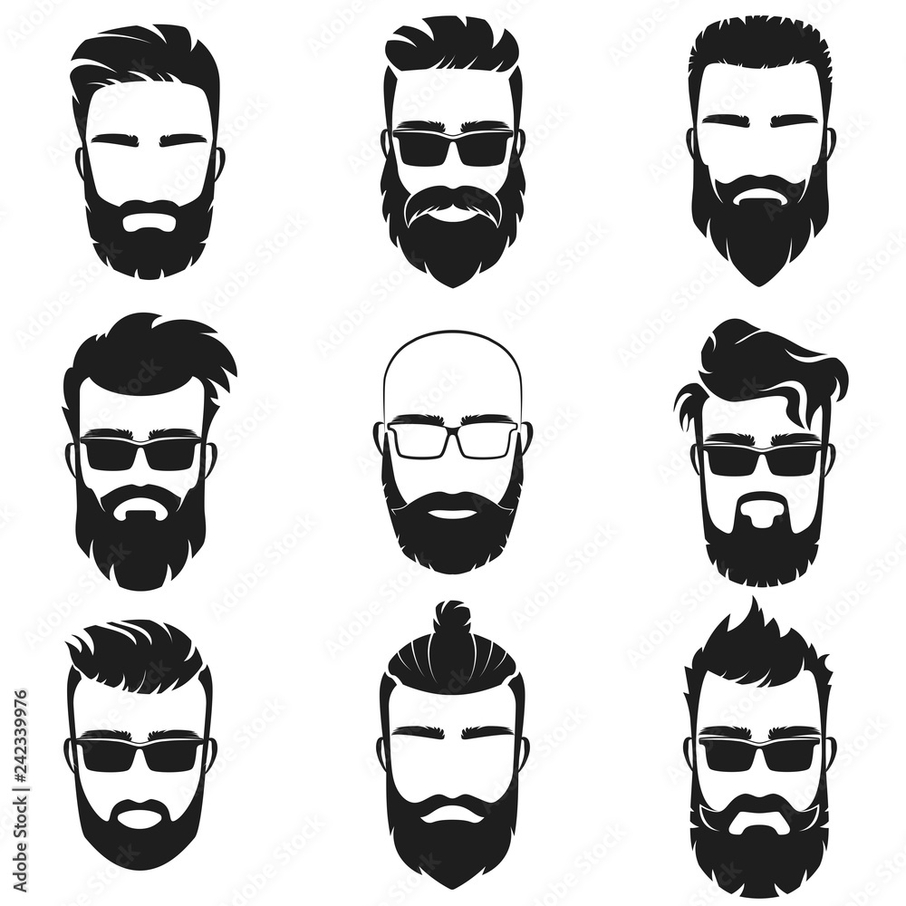Hipster Guys With Beards