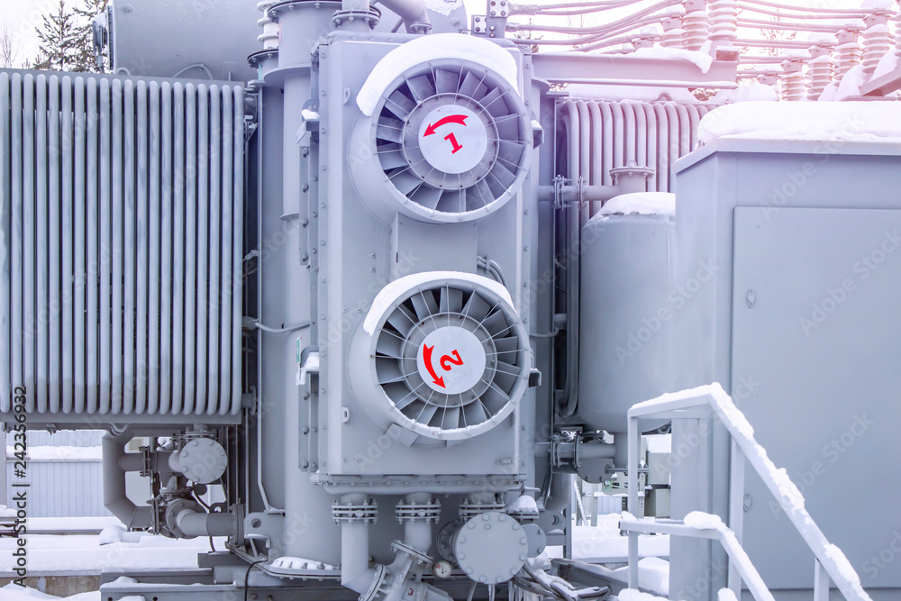 High voltage electrical Transformer, close-up Stock Photo | Adobe Stock