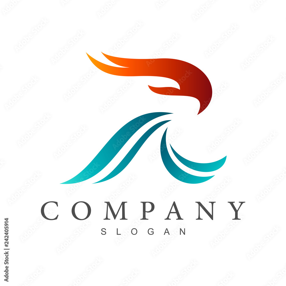 eagle letter r logo Stock Vector | Adobe Stock