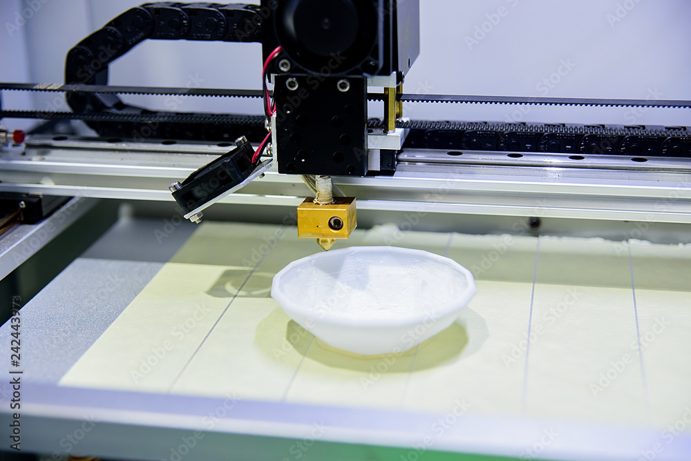 Foto de Small 3D printing positive and print products / industrial ...