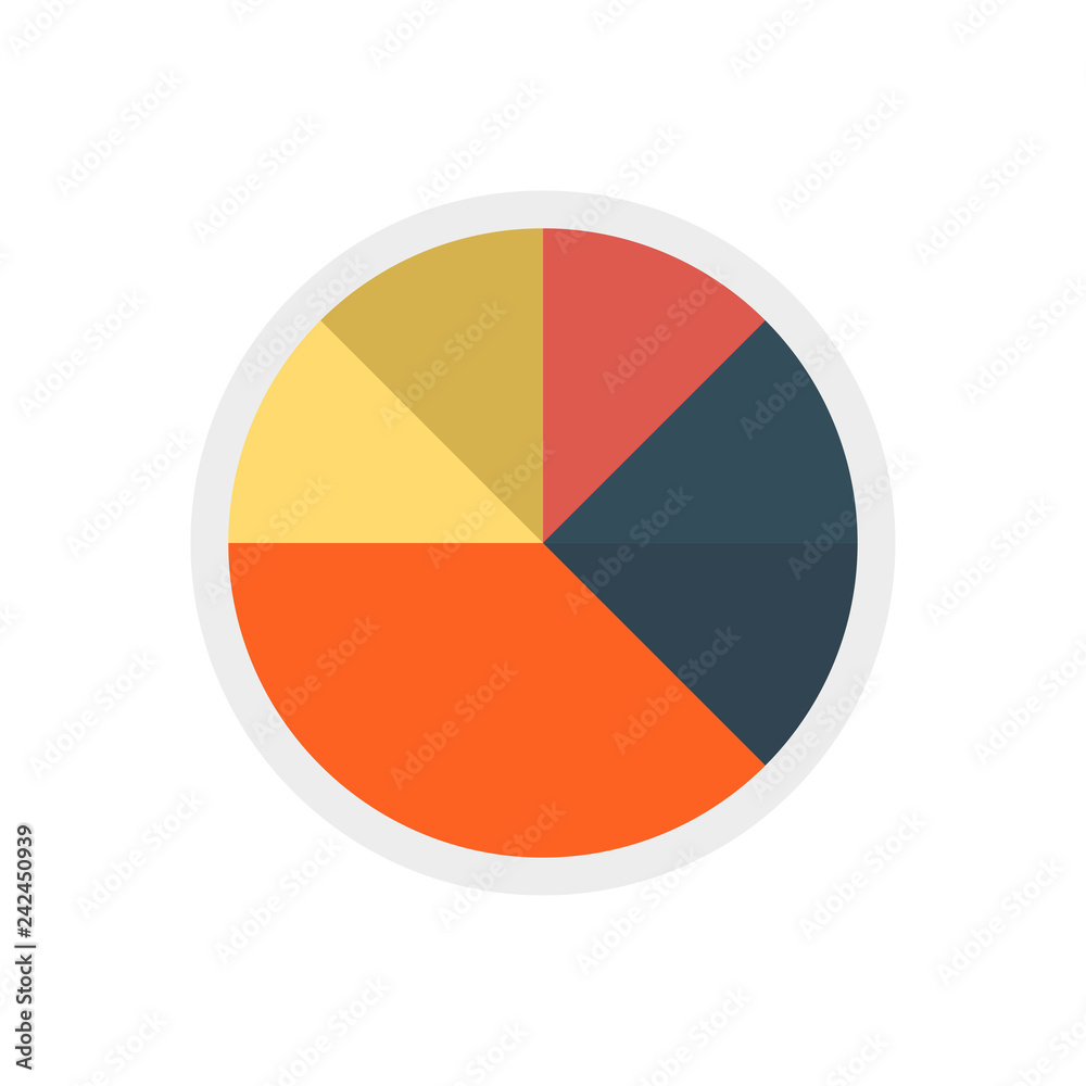 pie graph chart Stock Illustration | Adobe Stock