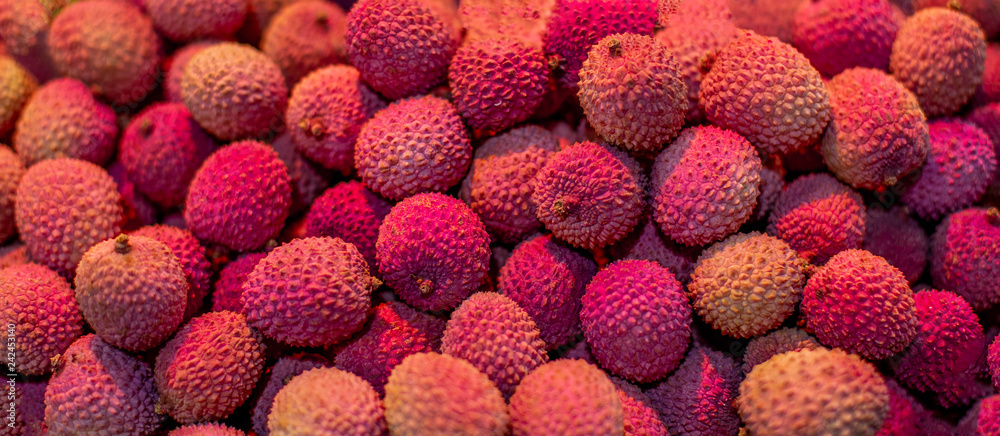 Fresh Lychees Background. Lychee fruit texture Stock Photo | Adobe Stock