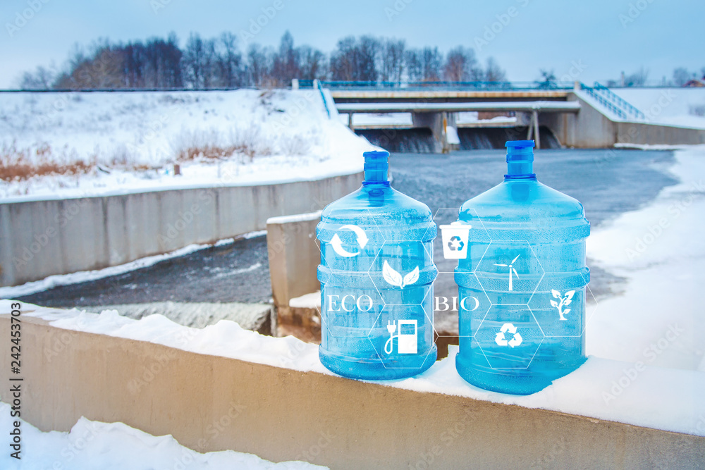 Study of water pollution in the river, ecology, environmental ...