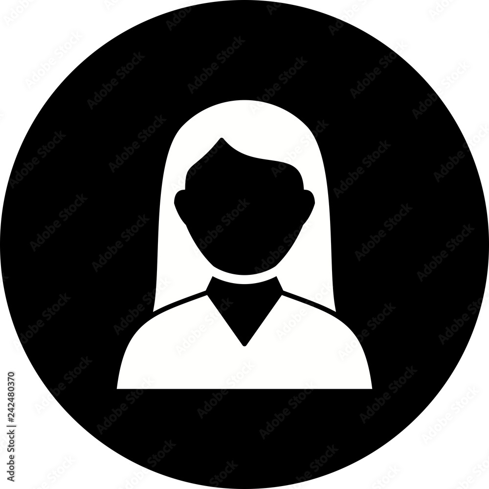 Vector Female Student Icon Stock Vector | Adobe Stock Vector Female Student Icon Stock Vector | Adobe Stock