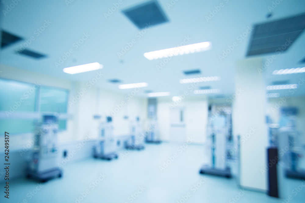 Blurred of Hemodialysis machine,Equipment Dialysis machines in ...