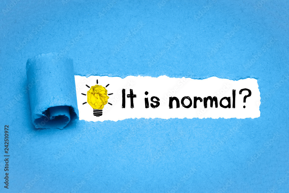 It is normal? Stock-Foto | Adobe Stock