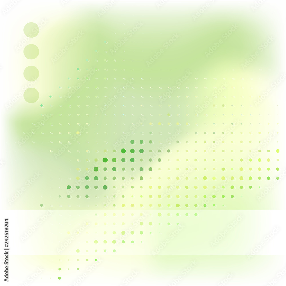 Abstract light green background with line and dots Stock Vector | Adobe ...