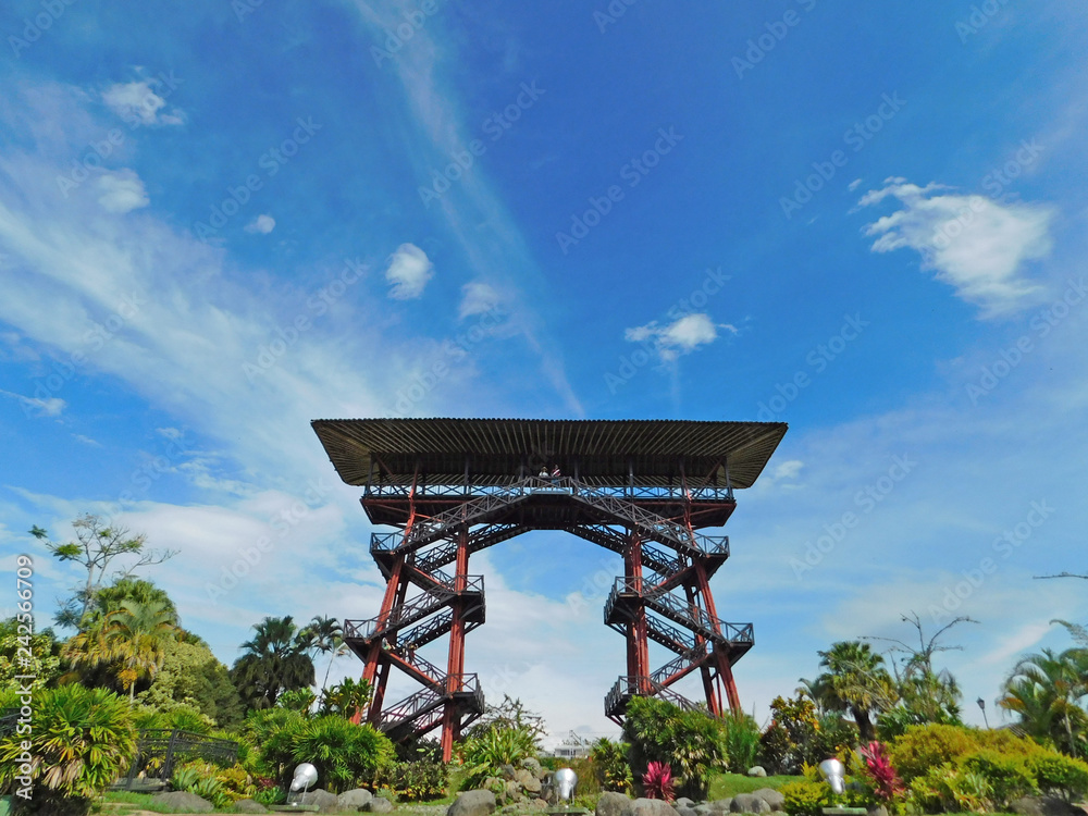 Torre mirador Parque del Café Stock Photo | Adobe Stock