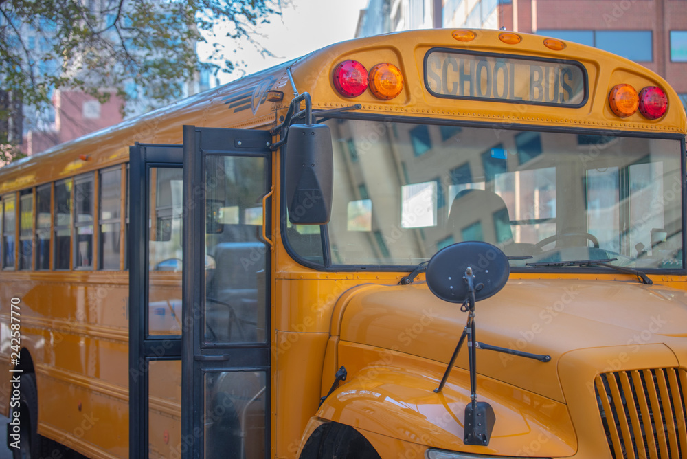 School Bus Door Inside