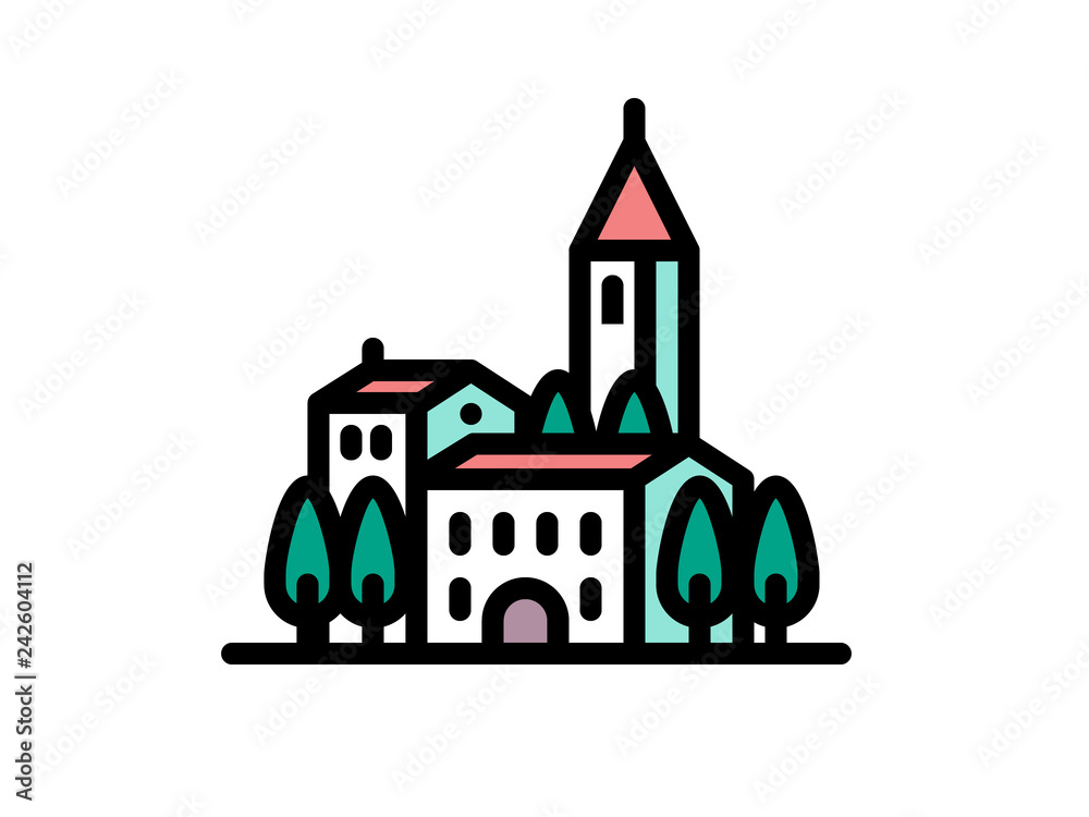 City Icon Flat