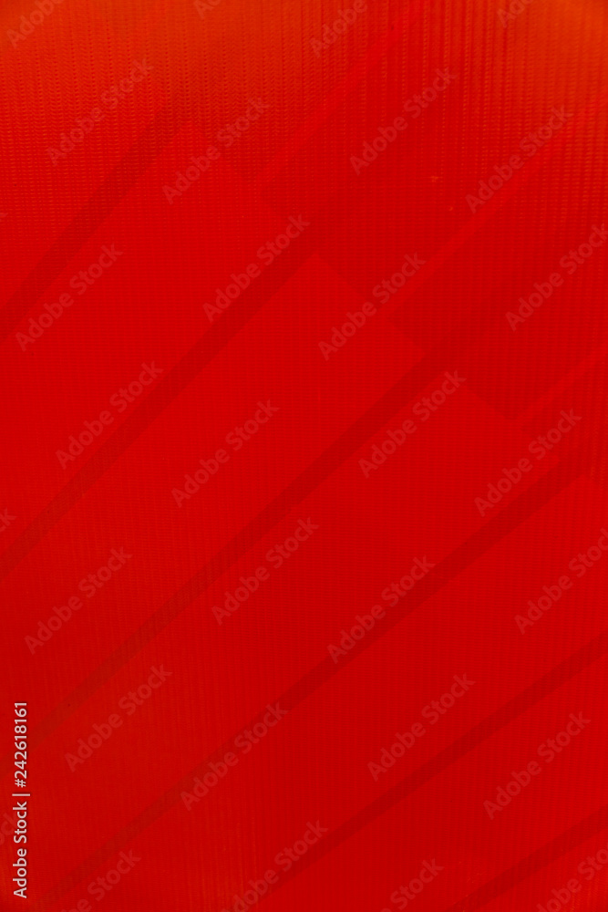 Background texture of the red polypropylene board with copy space for ...
