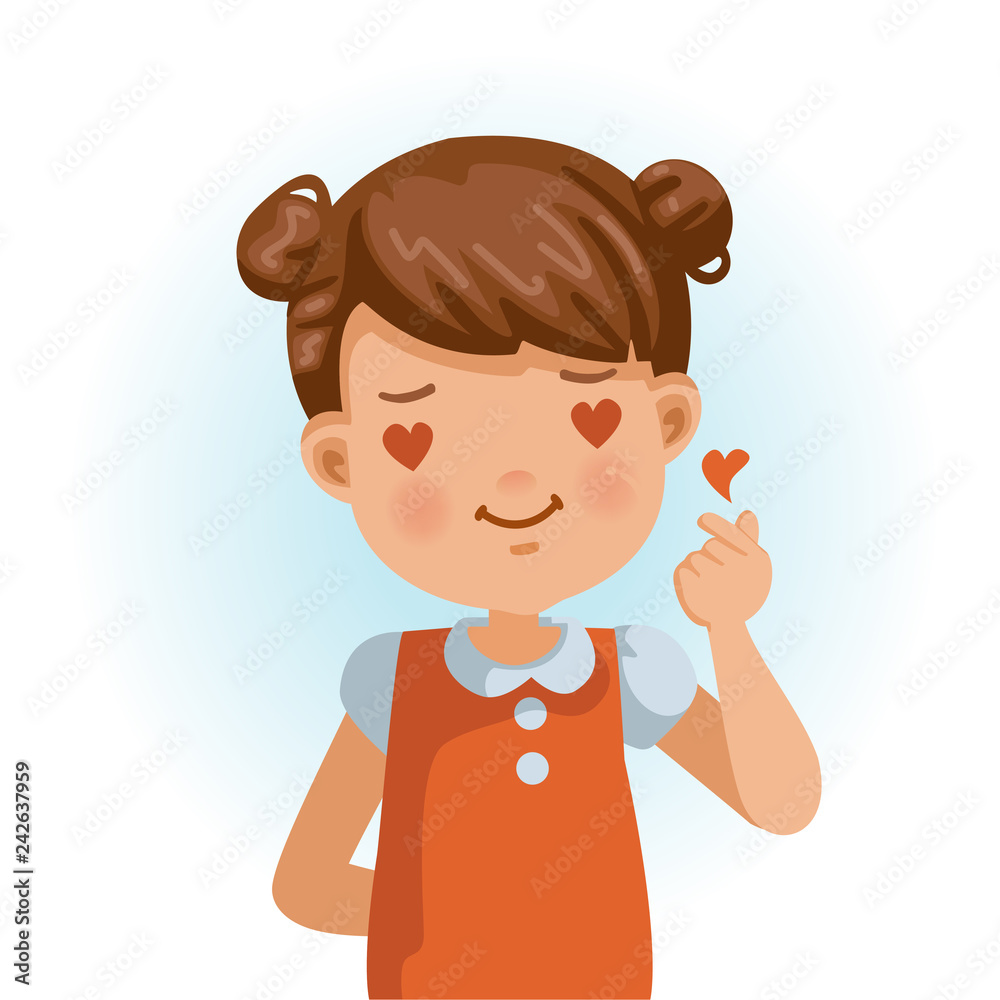 Girl With Heart Eyes