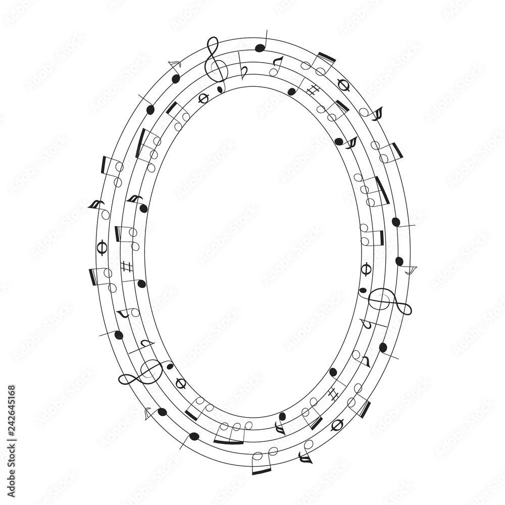 Musical Notes Frame