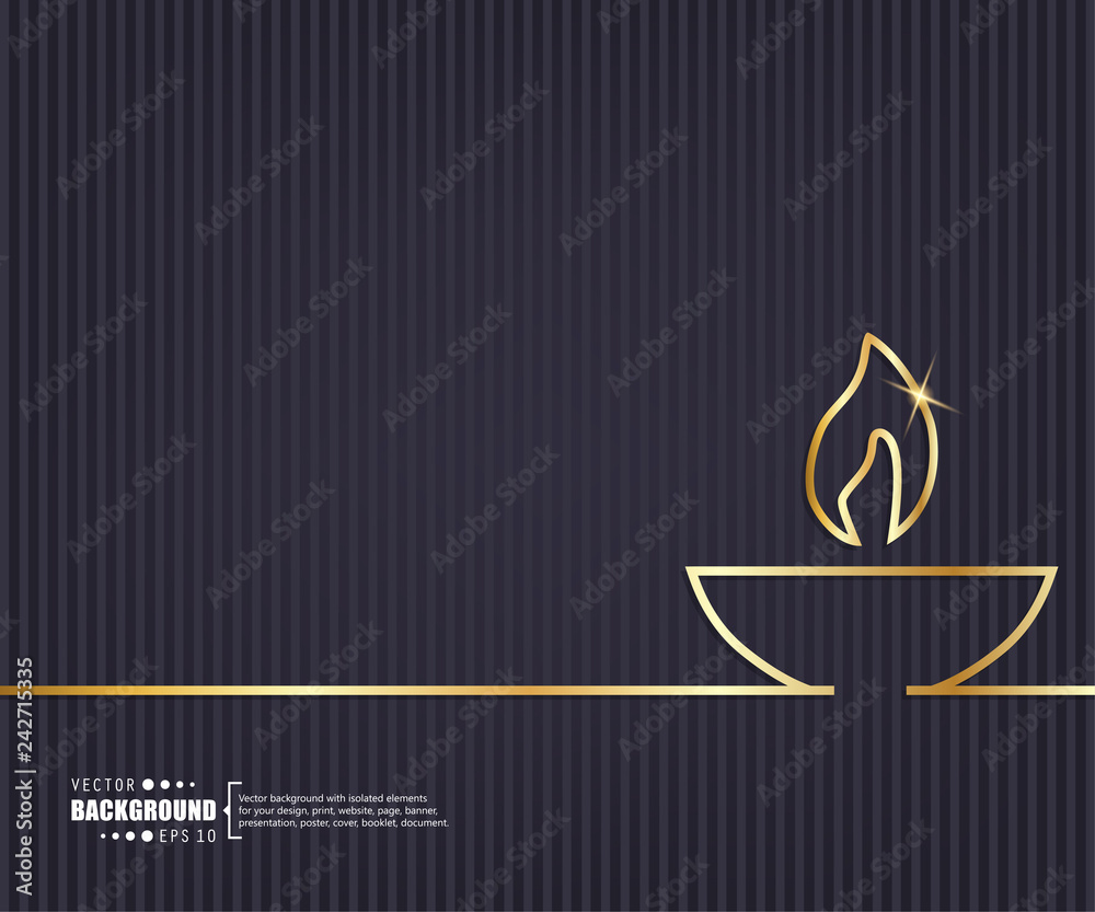 Abstract creative concept vector line draw background for web, mobile ...