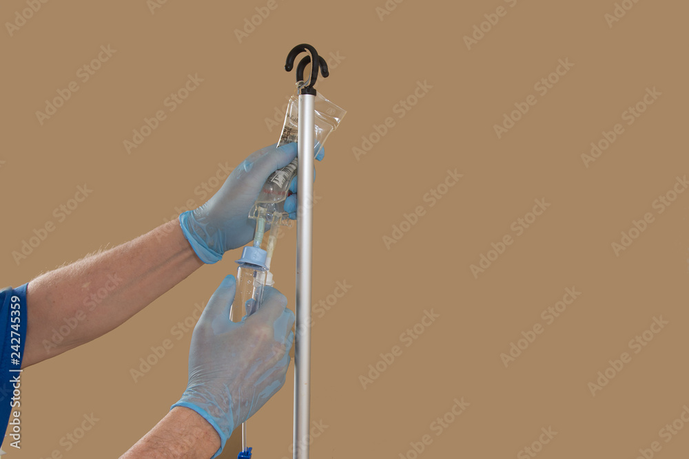 Infusion system for injecting specific medication Stock Photo | Adobe Stock
