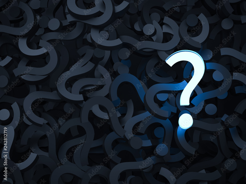 shiny question mark Stock Illustration | Adobe Stock