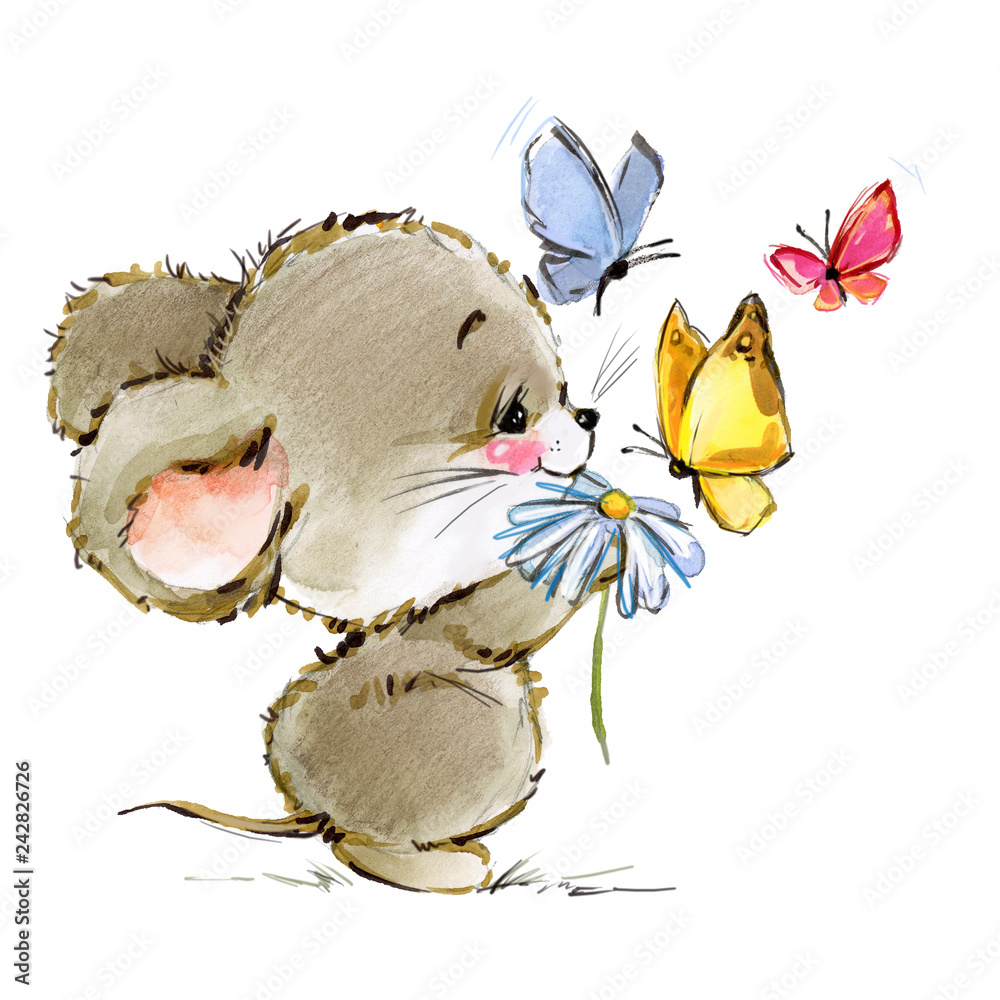 Süße Mausillustration