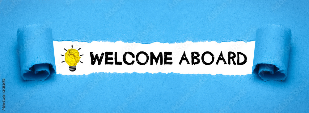 Welcome aboard Stock Photo | Adobe Stock