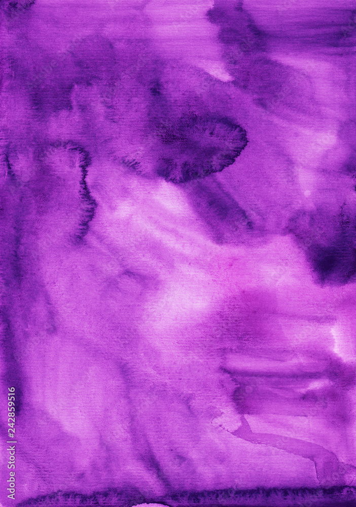Violet watery background. Watercolor abstract violet backdrop ...