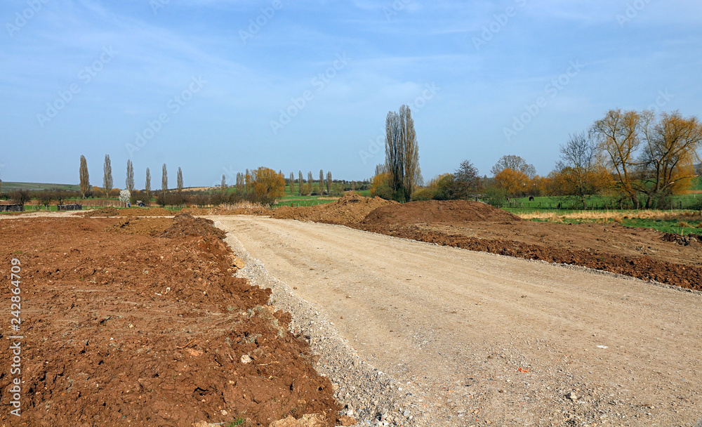 building land - new construction site in the countryside Photos | Adobe ...