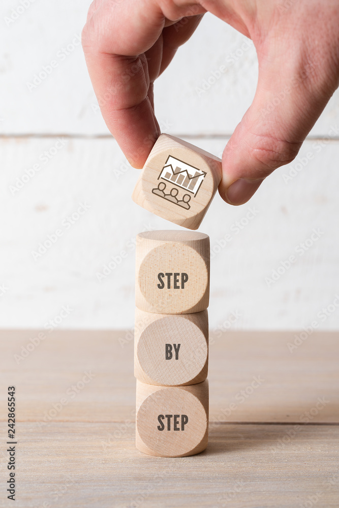 Learning - Step By Step Stock-Foto | Adobe Stock