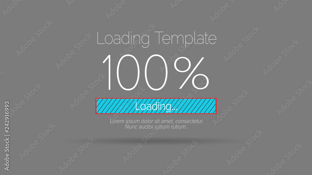 Loading Bar Transition Stock Template | Adobe Stock