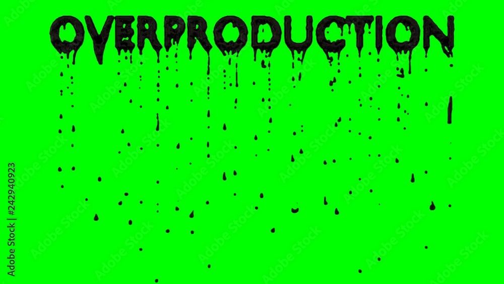 Vidéo Stock Animated dripping a lot of oil or black oil paint from all ...