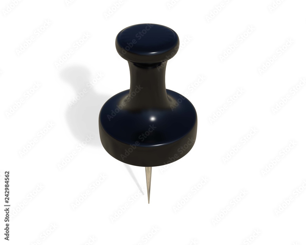 Push Pin All rendered with separate background and objects in different ...