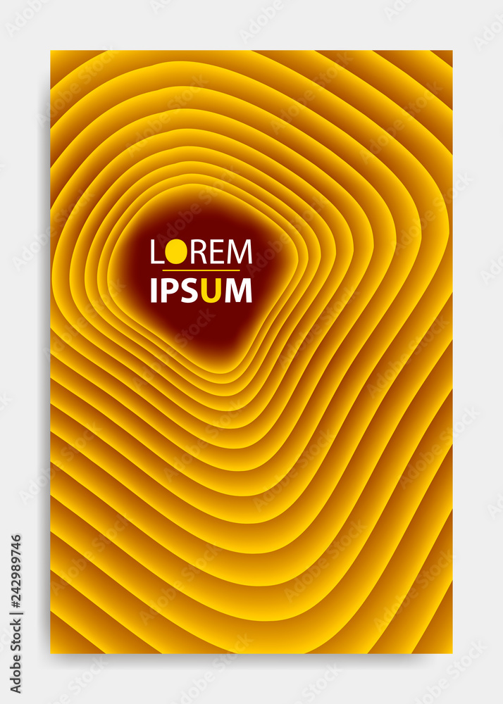 Cover design template for decoration presentation, brochure, catalog ...