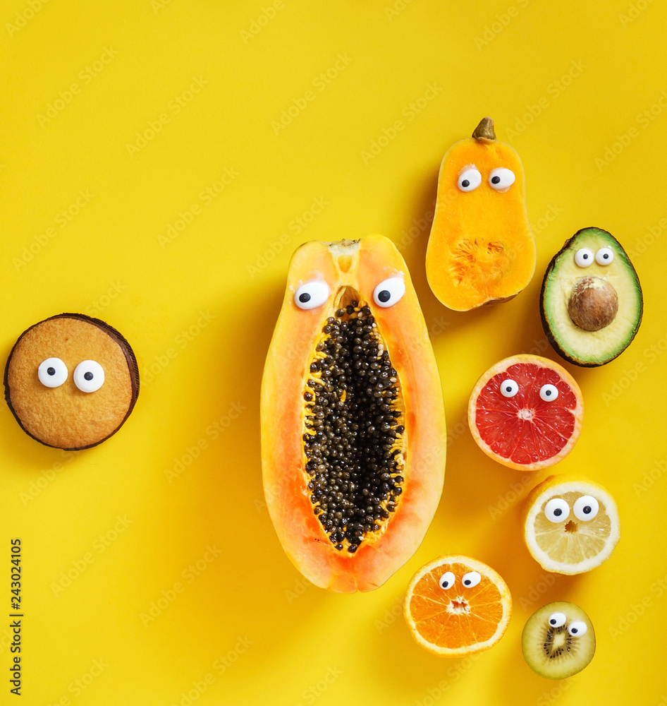 Funny Fruits And Vegetables