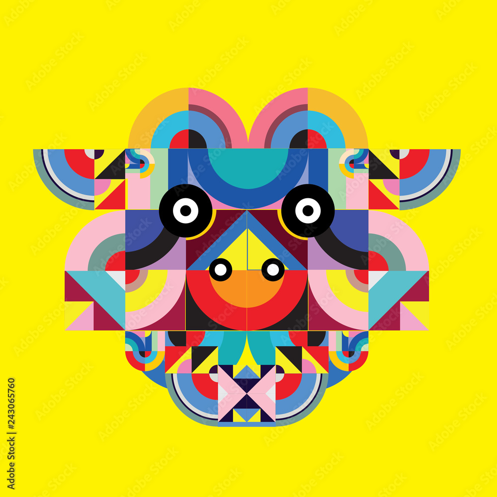 Colorful Abstract Animals