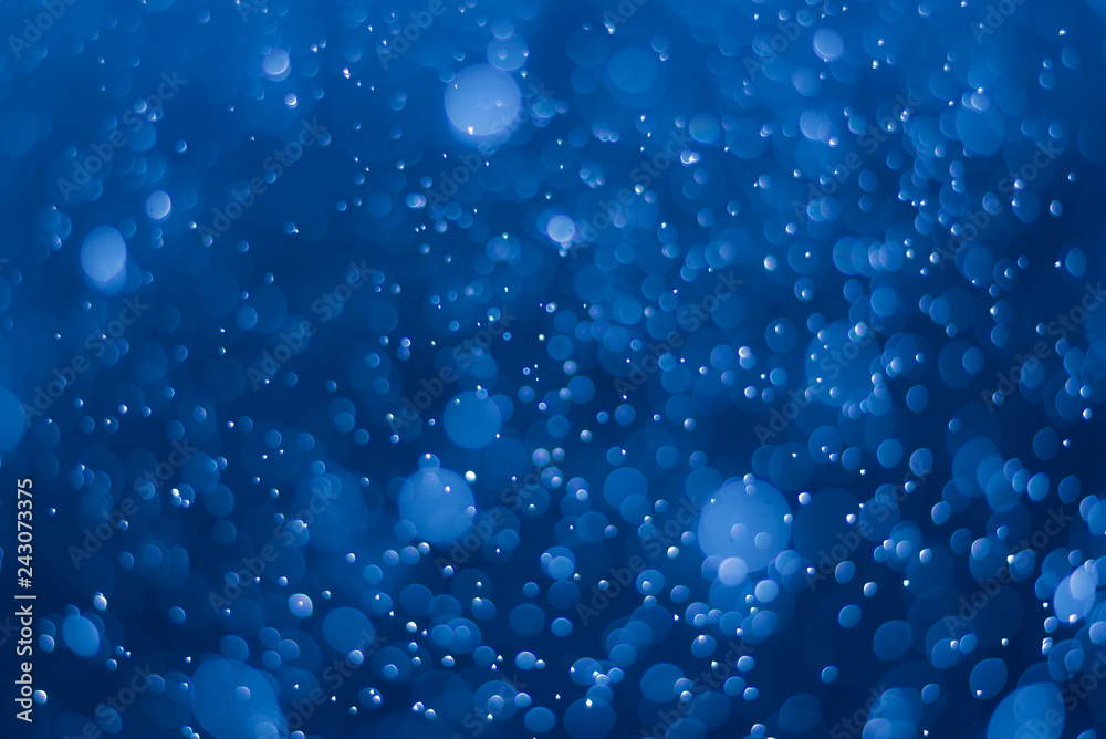 abstract deep blue background with blur bokeh light effect Stock ...