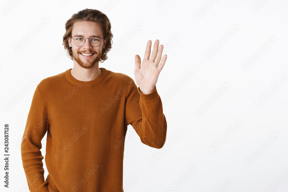 Friendly Person Waving