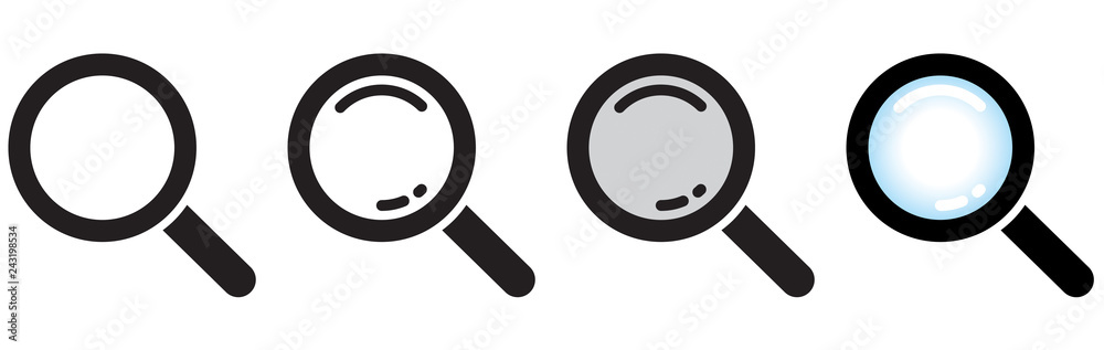 LOUPE SIMPLE Stock ベクター | Adobe Stock