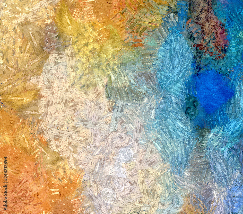 Oil Pastels Abstract