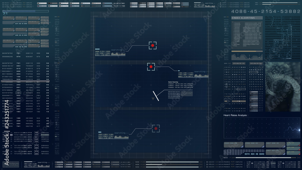 Futuristic motion element user interface information technology virtual ...